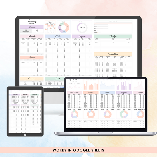 Ultimate Budget Spreadsheet (Google Sheets) – Easesence