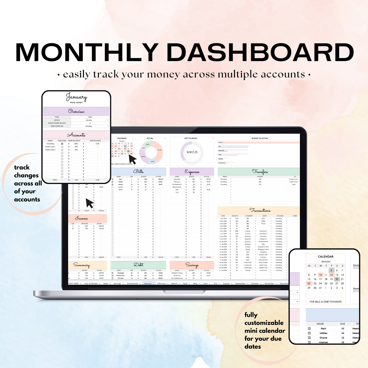Ultimate Budget Spreadsheet (Google Sheets) – Easesence